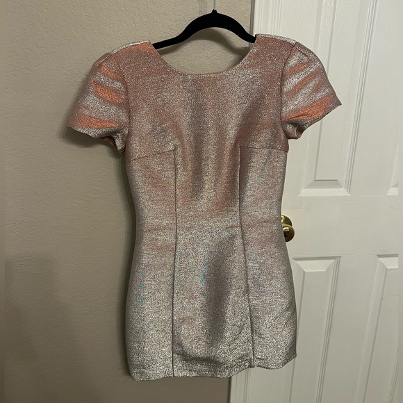 Express | Dresses | Express Open Back Pink Sparkly Dress | Poshmark